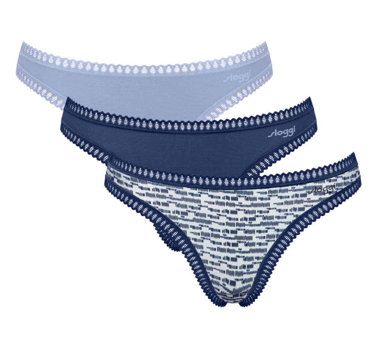 Sloggi Go Crush Dames String 3-Pack Multiple Colours V003 voordelig ...