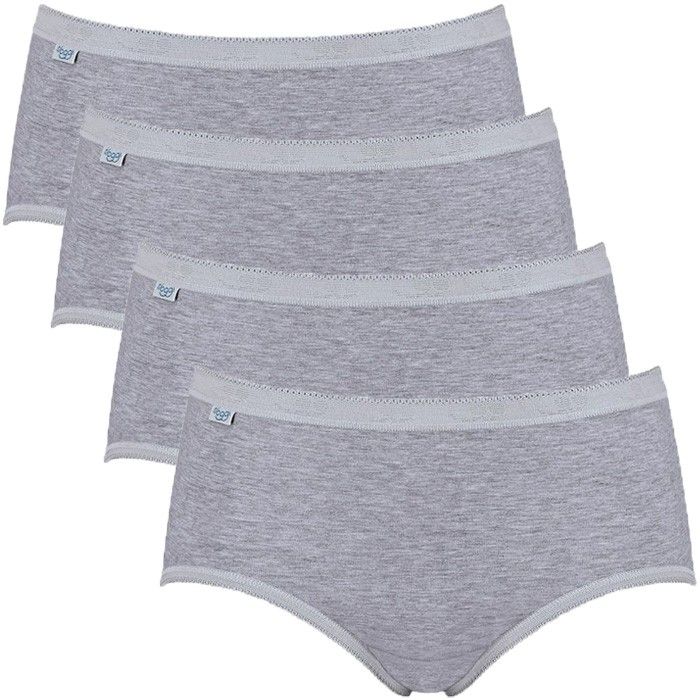 Sloggi Basic+ Dames Midi 4-Pack Grijs M013 voordelig online kopen ...