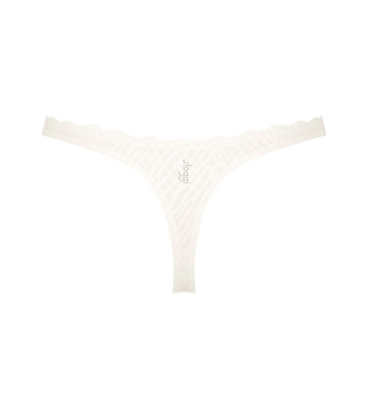 Sloggi Dames ZERO Feel Bliss String Silk White 00GZ voordelig online kopen | Sloggies