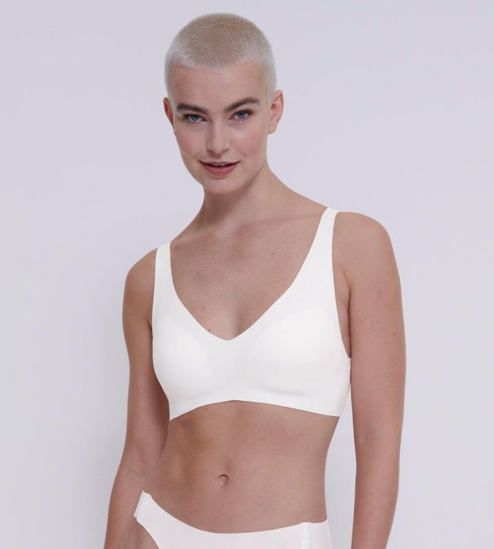Sloggi ZERO Feel 2.0 Dames Soft Bra Silk White 00GZ voordelig online kopen | Sloggies