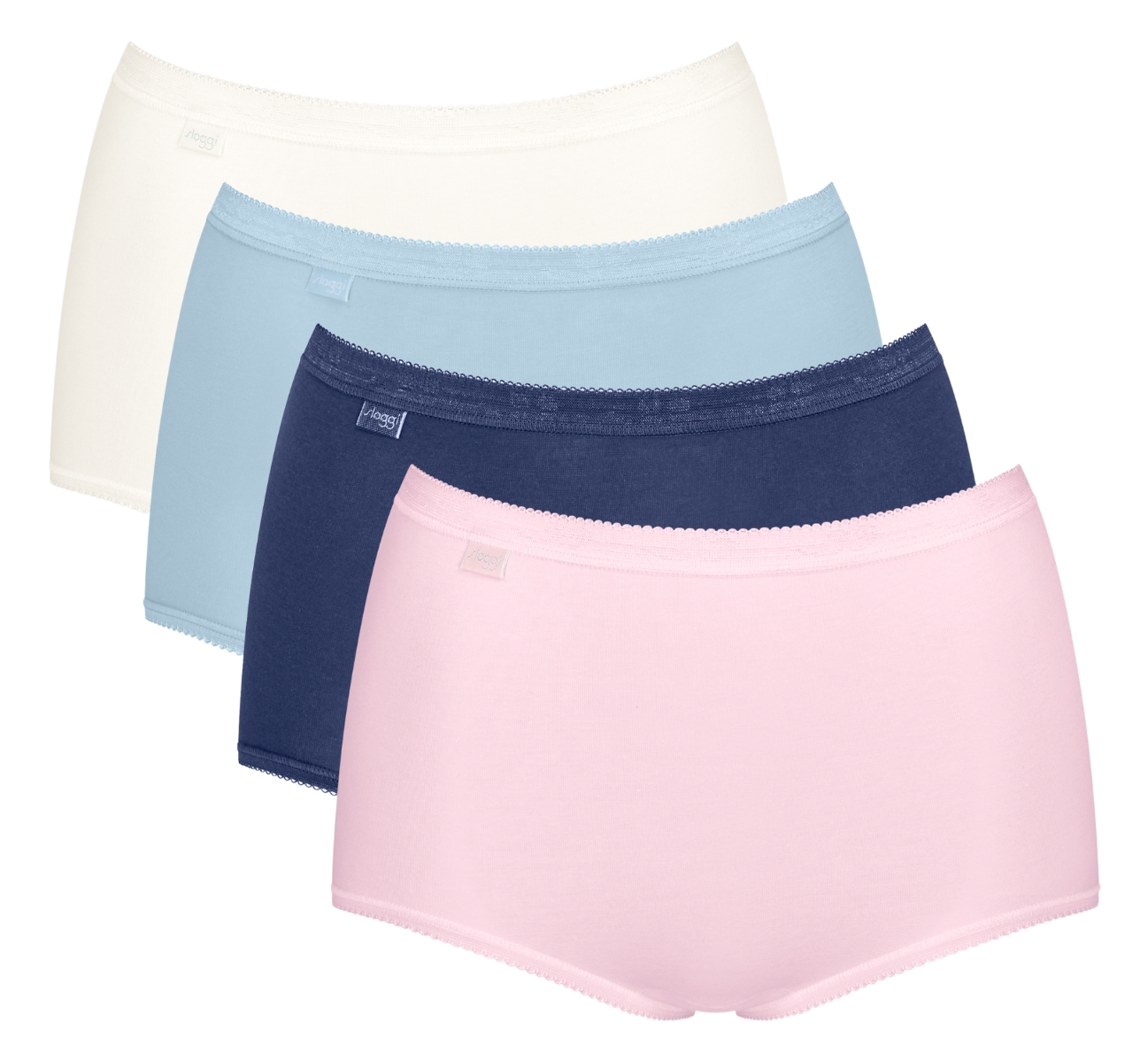 Sloggi Basic+ Dames Maxi 4-pack Multiple Colours V019 voordelig online kopen | Sloggies