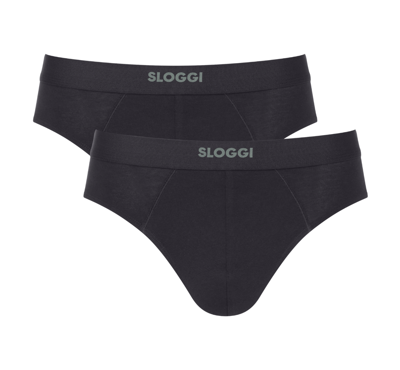 Sloggi Heren Ever Ease Midi 2-Pack Black 0004 voordelig online kopen ...