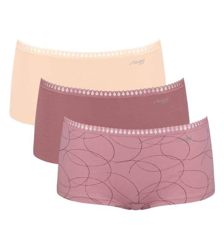 Sloggi Dames Go Crush Short 3-Pack Multiple Colours 2 V002 voordelig ...