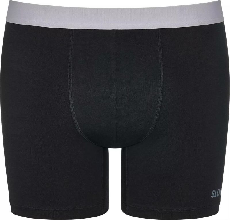 Sloggi MEN Go ABC Heren Short Met Lange Pijpjes 2-Pack Black 0004 ...